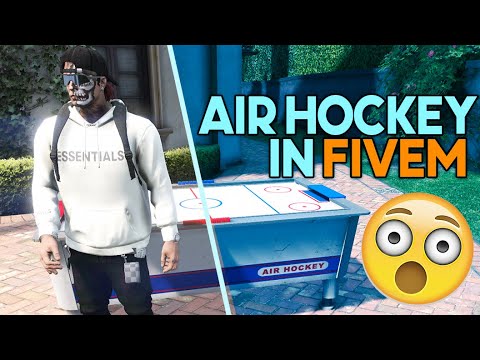 NOW YOU CAN PLAY AIR HOCKEY IN FIVEM!!! | PROJECT ROGUE TUTORIAL | https://discord.gg ...