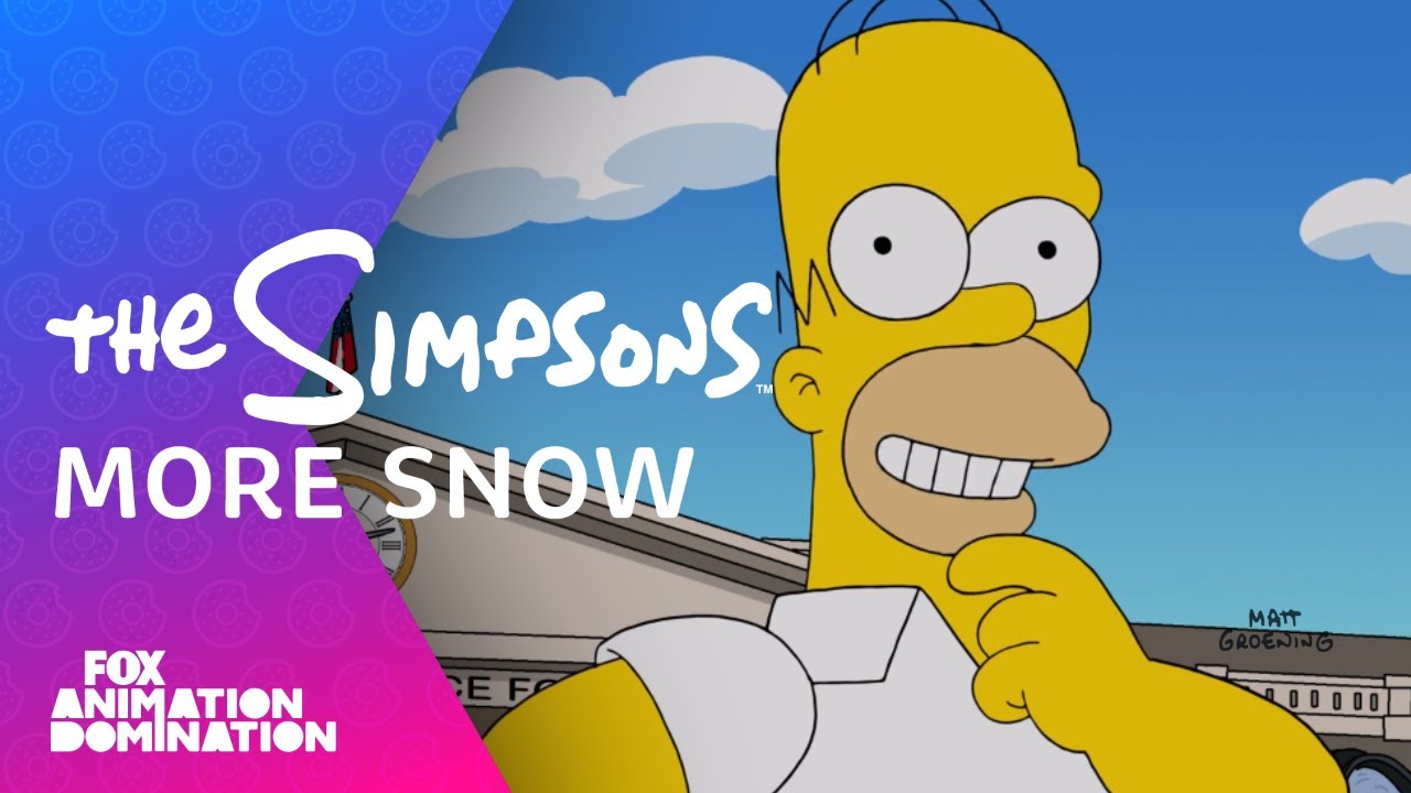 Homer Finds New Ways To Make Snow | Season 32 Ep. 10 | The Simpsons ...