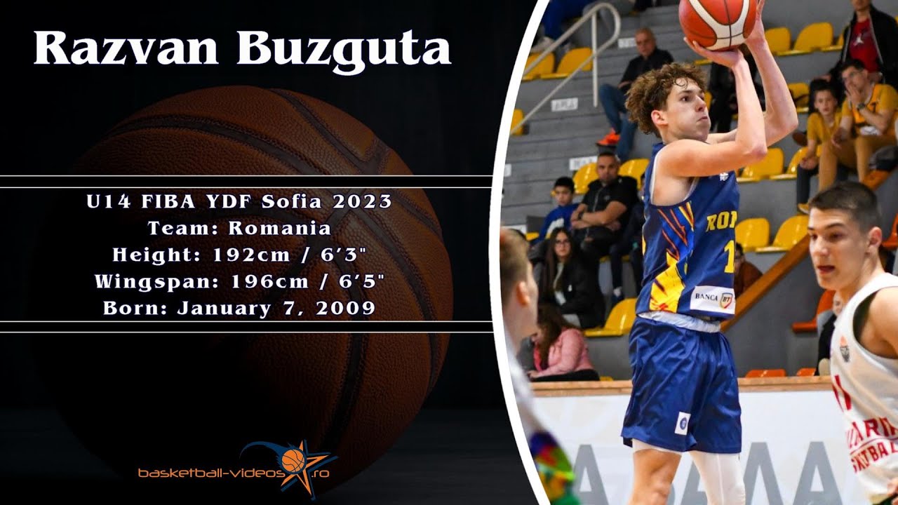 Razvan Buzguta Highlights U14 YDF Sofia 2023 - YouTube