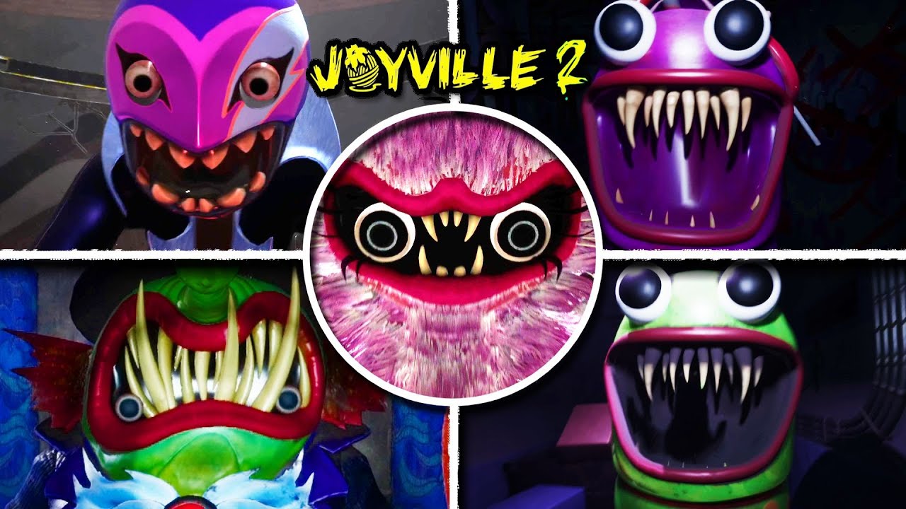 Joyville 2 / All Bosses & All Jumpscares (Monsters Showcase) - YouTube