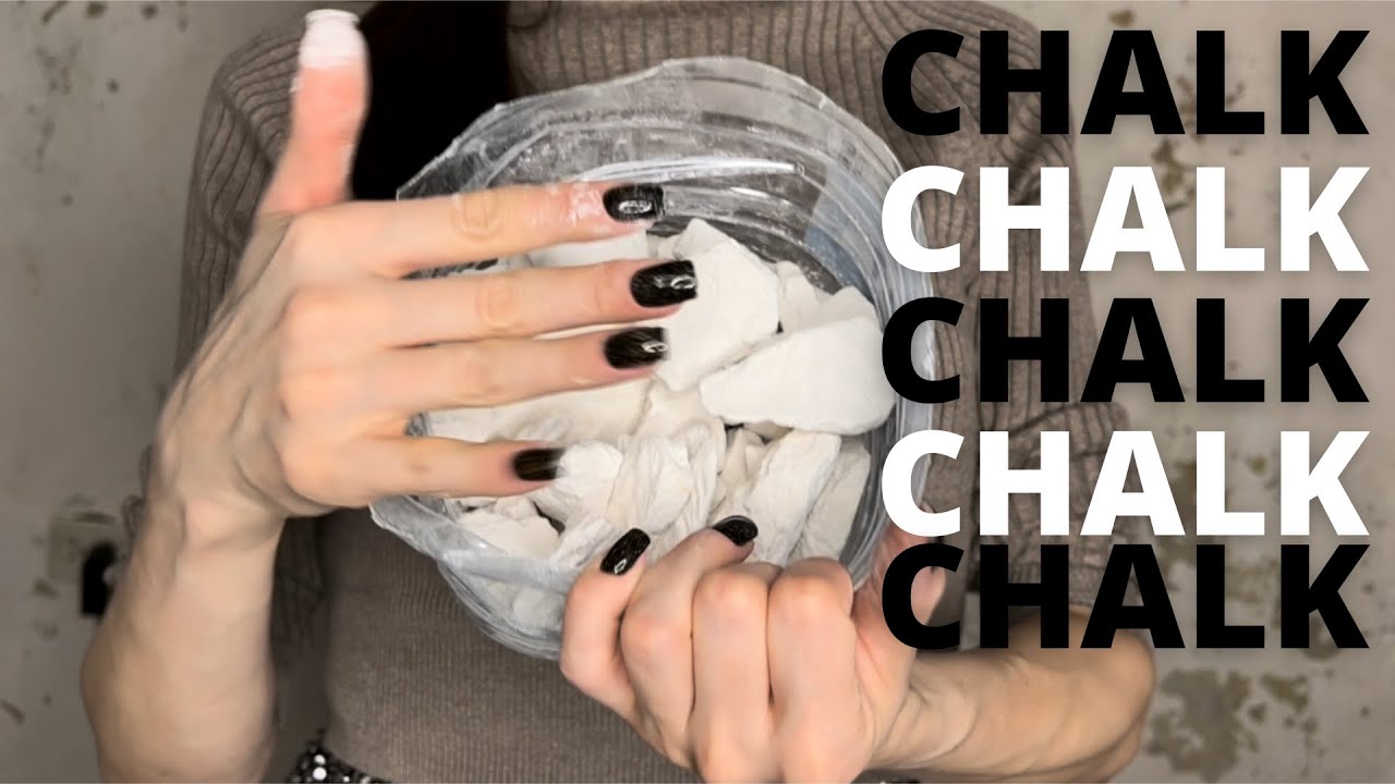 CHALК | МEЛ | ХРУСT | CRUNCН | SAWN | - YouTube