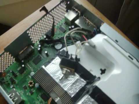 inside my modded xbox 360 - YouTube