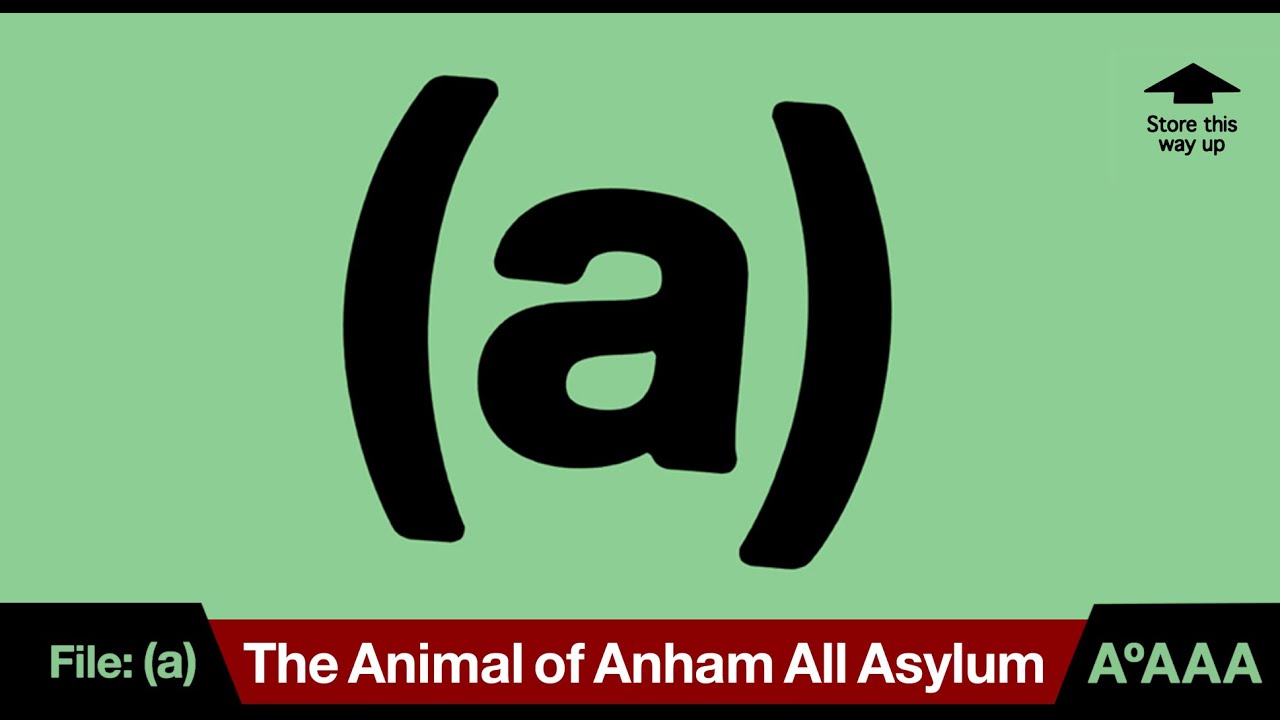 FULL ALBUM - (a) by The Animal of Anham All Asylum - YouTube