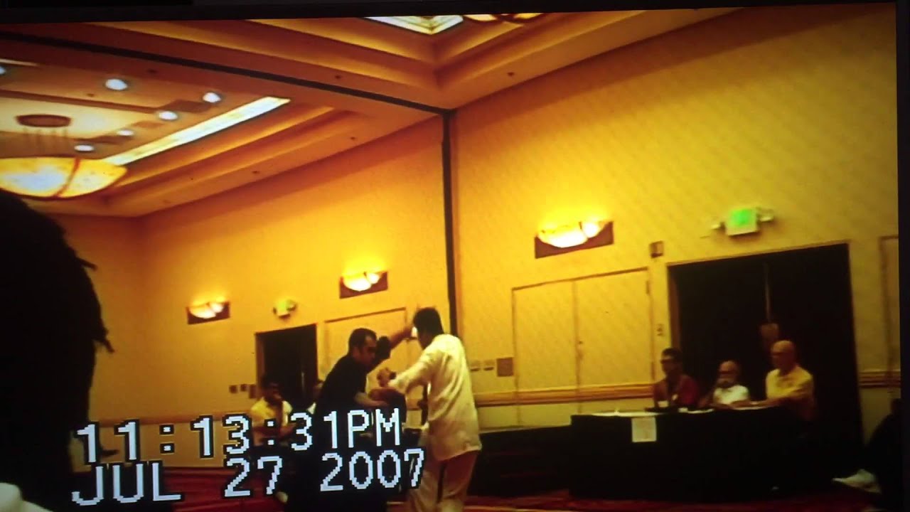 Yang Style Taijiquan: Two Man Set 楊氏太極拳散手對練 - YouTube