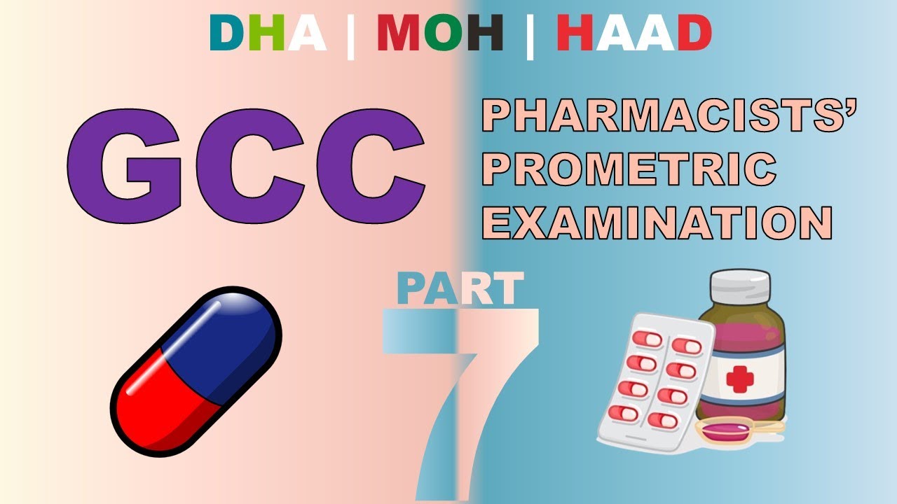 GCC Prometric Examination | Model Question Paper for Pharmacists | Part ...