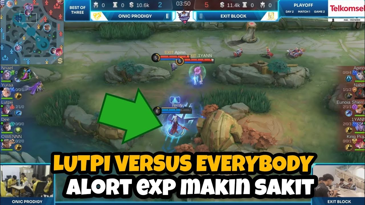 LUTPI PAKE ALORT, AUTO 1 VS 5 DI LADENINN || ONIC PRODIGY VS EXIT BLOCK ...