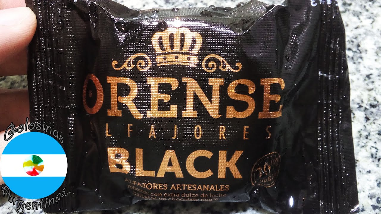 Orense Black 70% Cacao Alfajor Negro Artesanal de Chocolate relleno con ...