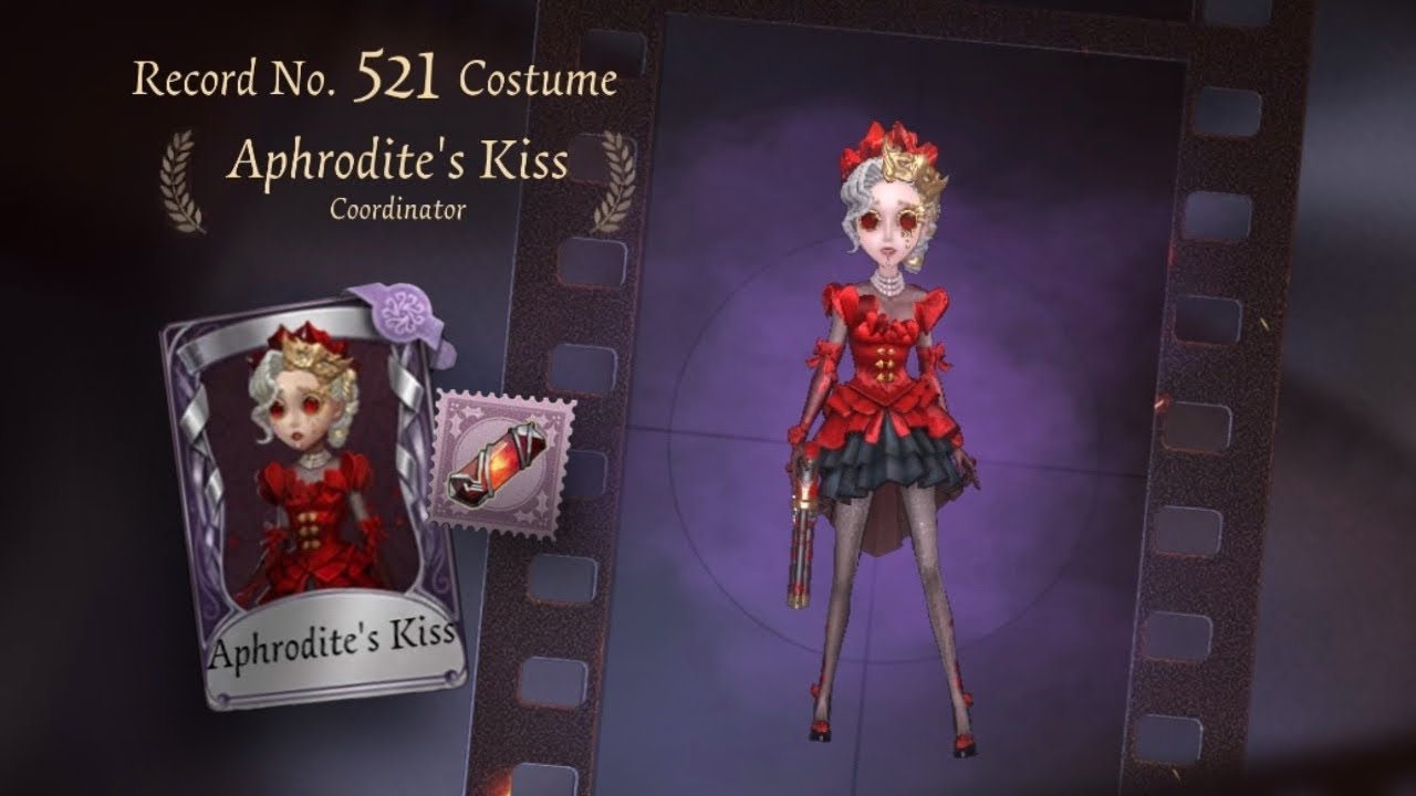 Identity V | I had to BUY this skin 💀 | Coordinator ‘Aphrodite’s Kiss ...