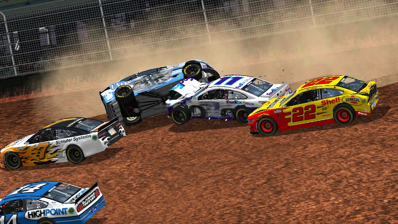 CRASH FEST AT BRISTOL DIRT! - NR2003 2021 NASCAR Season - YouTube