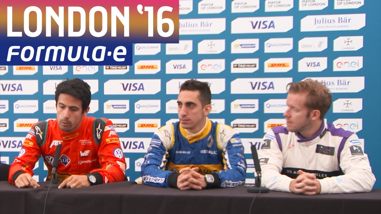 Title Contenders Press Conference! - Formula E London - YouTube