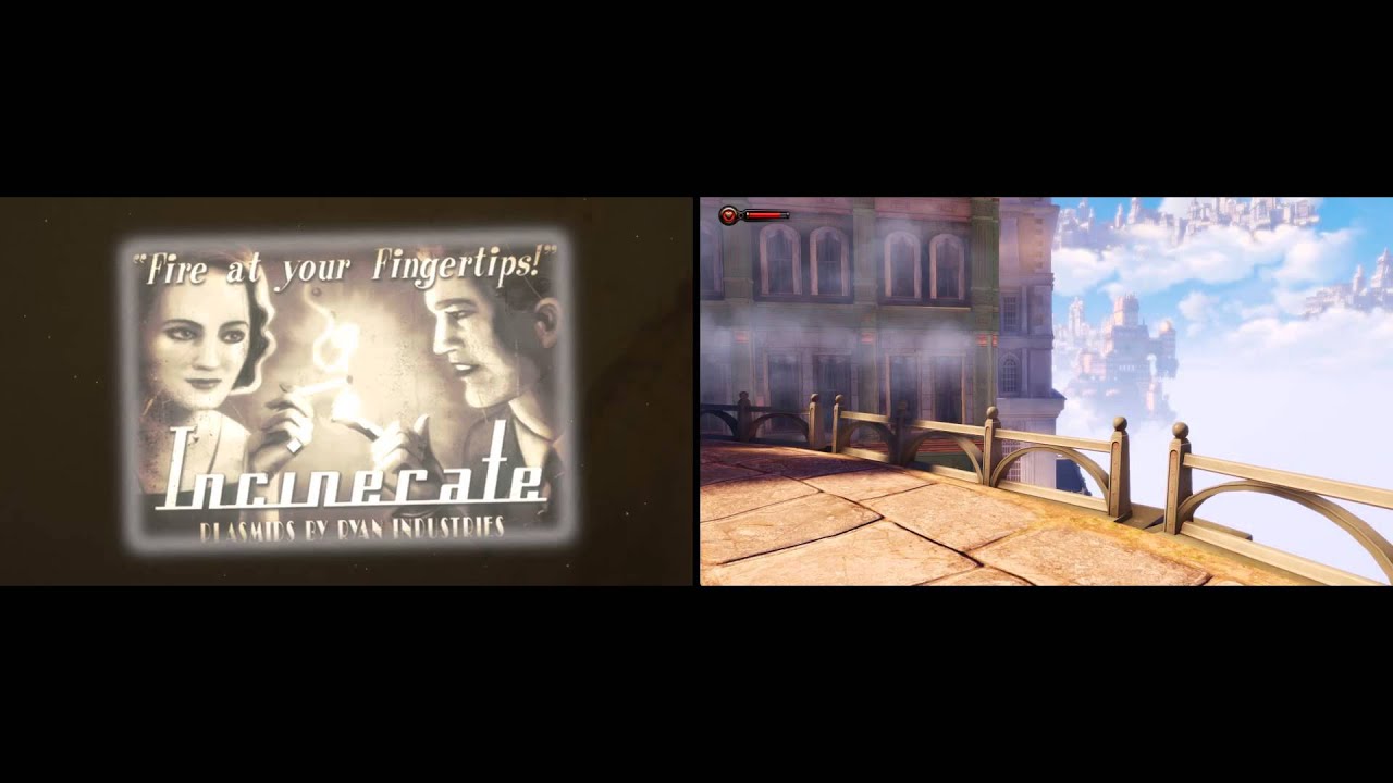 De intro's van Bioshock en Bioshock: Infinite vergeleken - YouTube