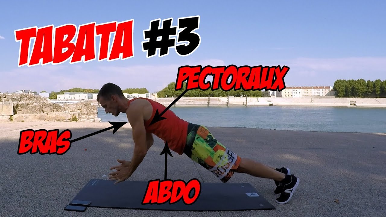 4 MIN MUSCULATION HAUT DU CORPS SANS MATÉRIEL / TABATA #3 - YouTube