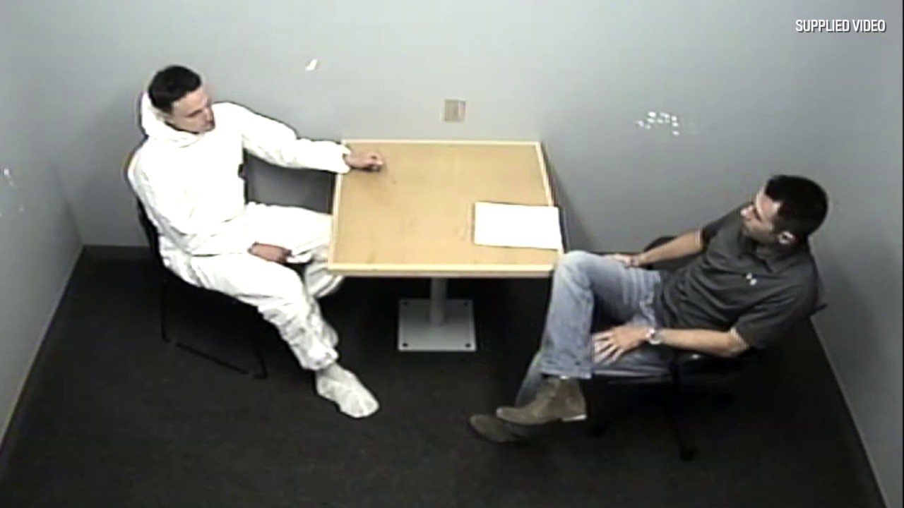 Suspected child abductor interrogation video - YouTube