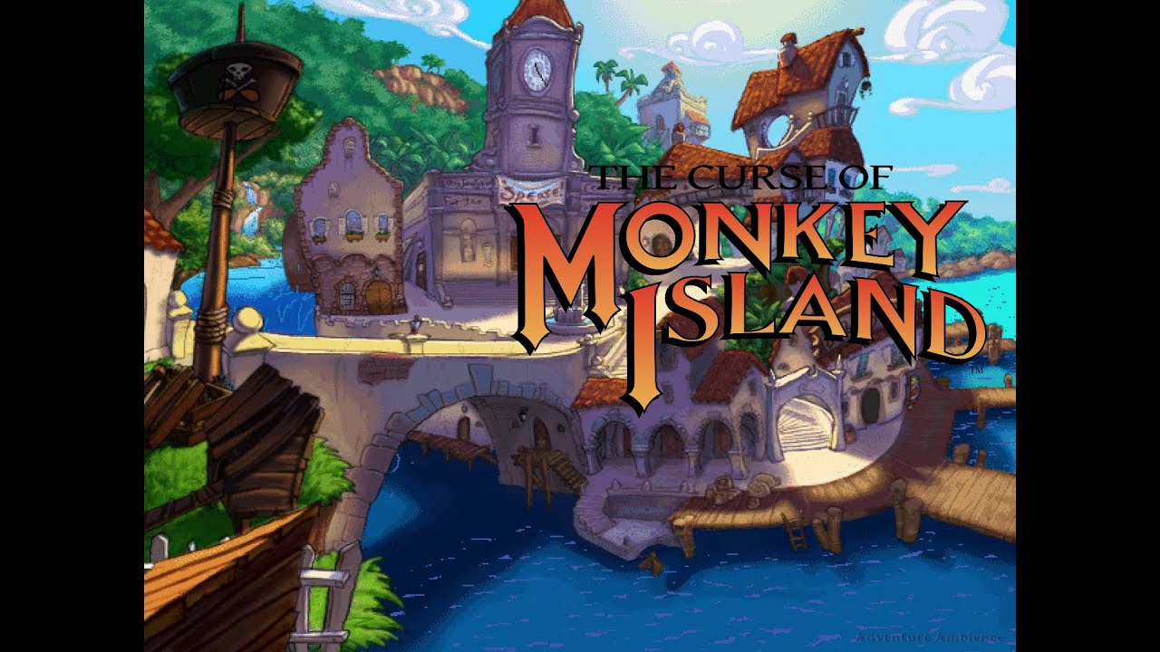 Plunder Island, Puerto Pollo! Monkey Island Ambience / ASMR 1 Hour ...