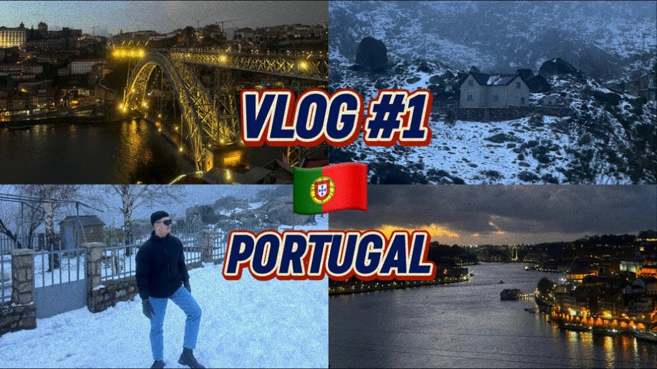 PORTUGAL É BONITO? Minha primeira vez em Portugal 😲 🇵🇹 - VLOG #1 - YouTube