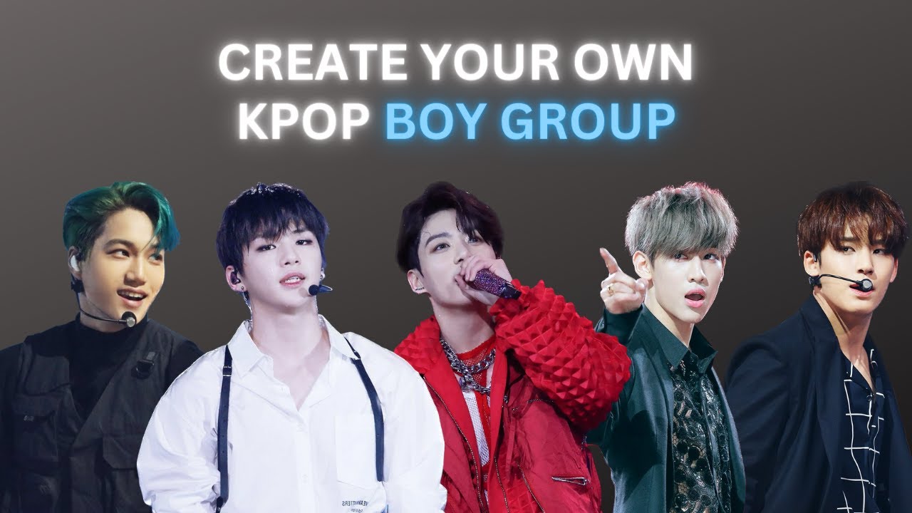 KPOP GAME | CREATE YOUR OWN KPOP BOY GROUP - YouTube