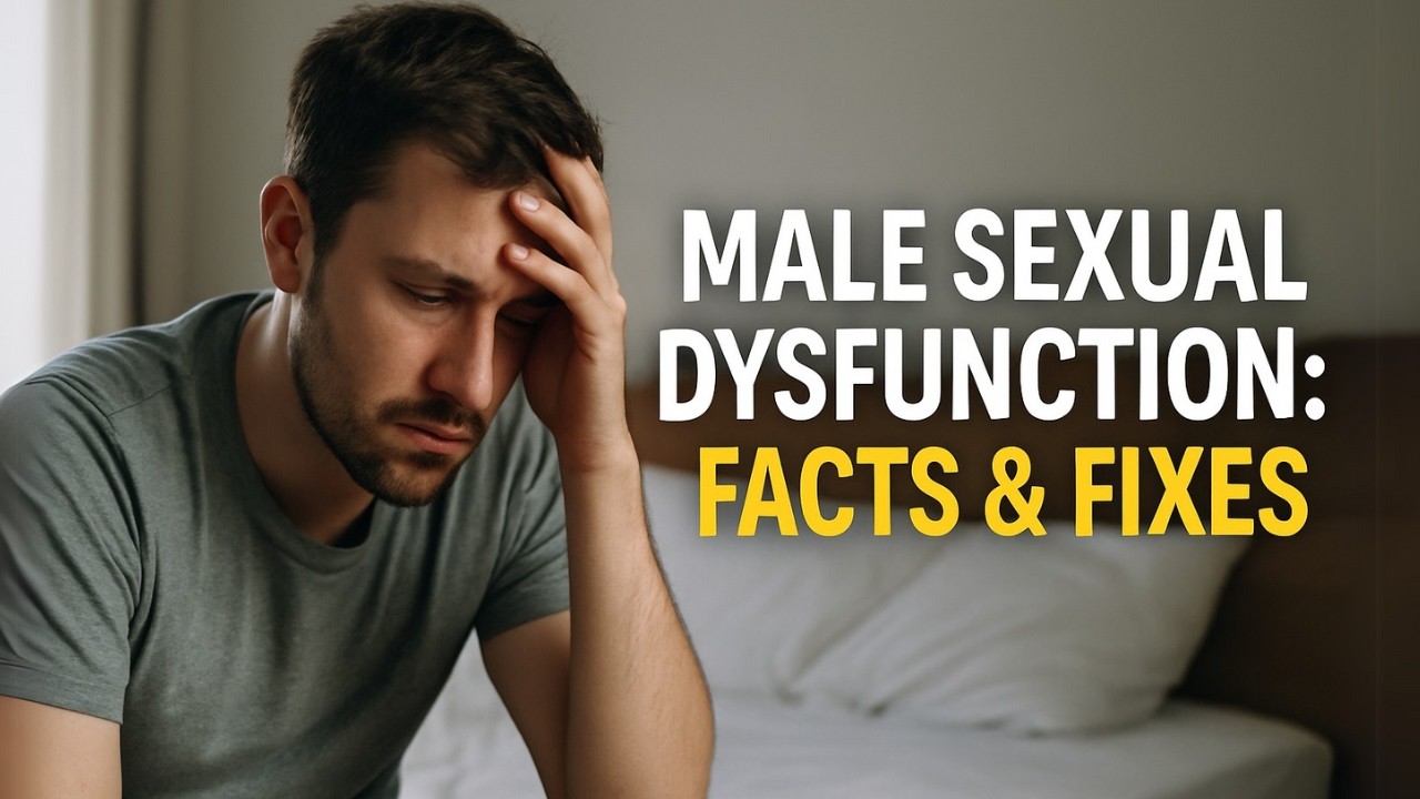 Male Sexual Dysfunction: Facts & Fixes｜What the Study Says - YouTube