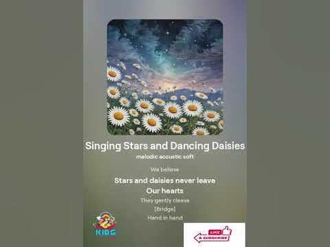 Singing Stars and Dancing Daisies Poem for kids KIDS SCHOOL - YouTube