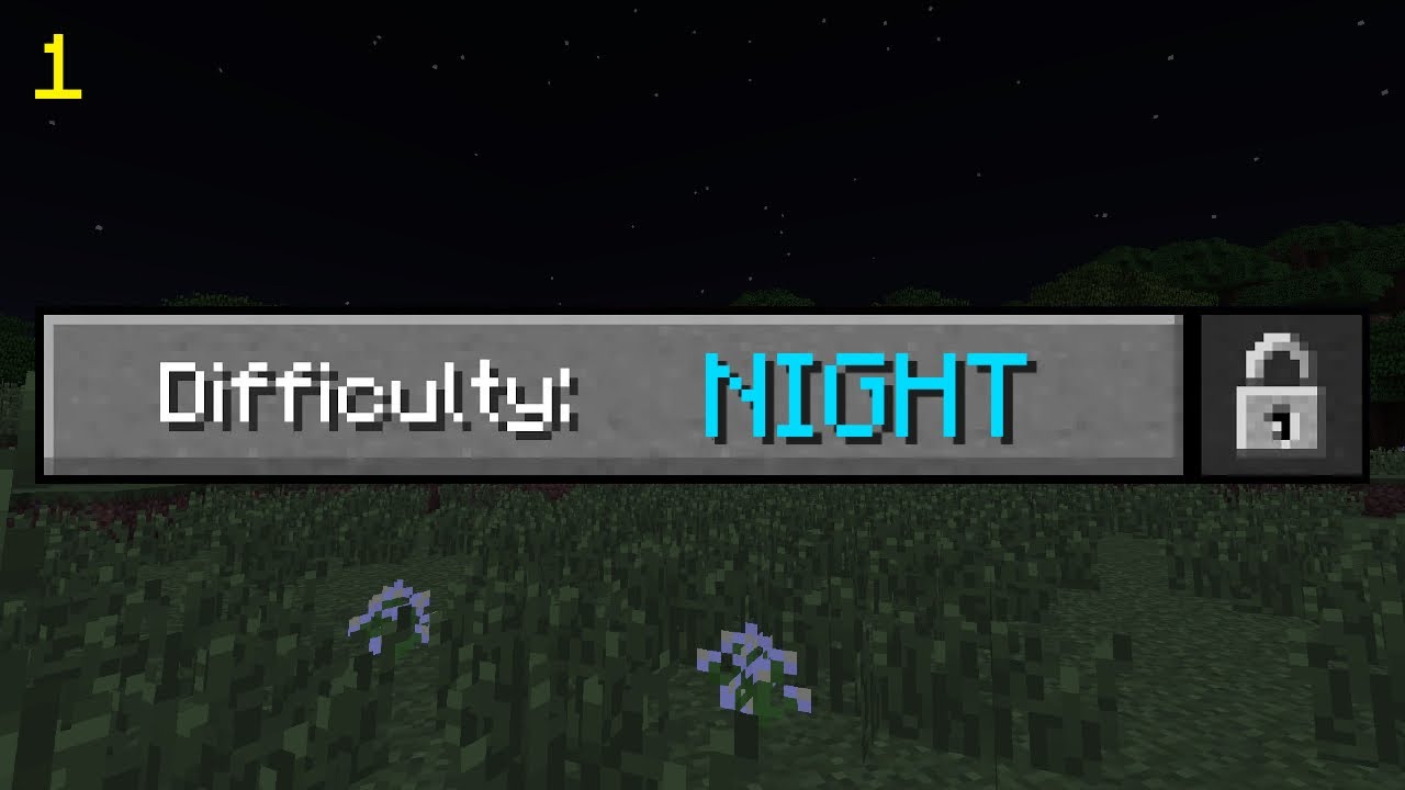 Minecraft But it’s Always NIGHT (Ep. 1) - YouTube