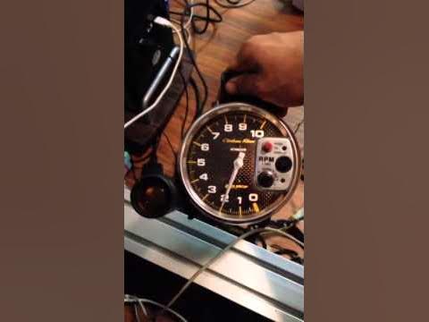 Arduino Rev Burner driving a tachometer. - YouTube
