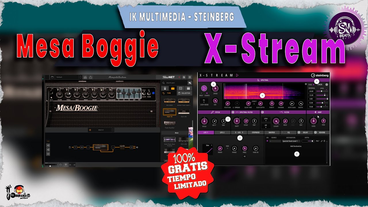 🎁⏲GRATIS!! IK MULTIMEDIA MESA BOOGIE + STEINBERG X STREAMPOR TIEMPO ...