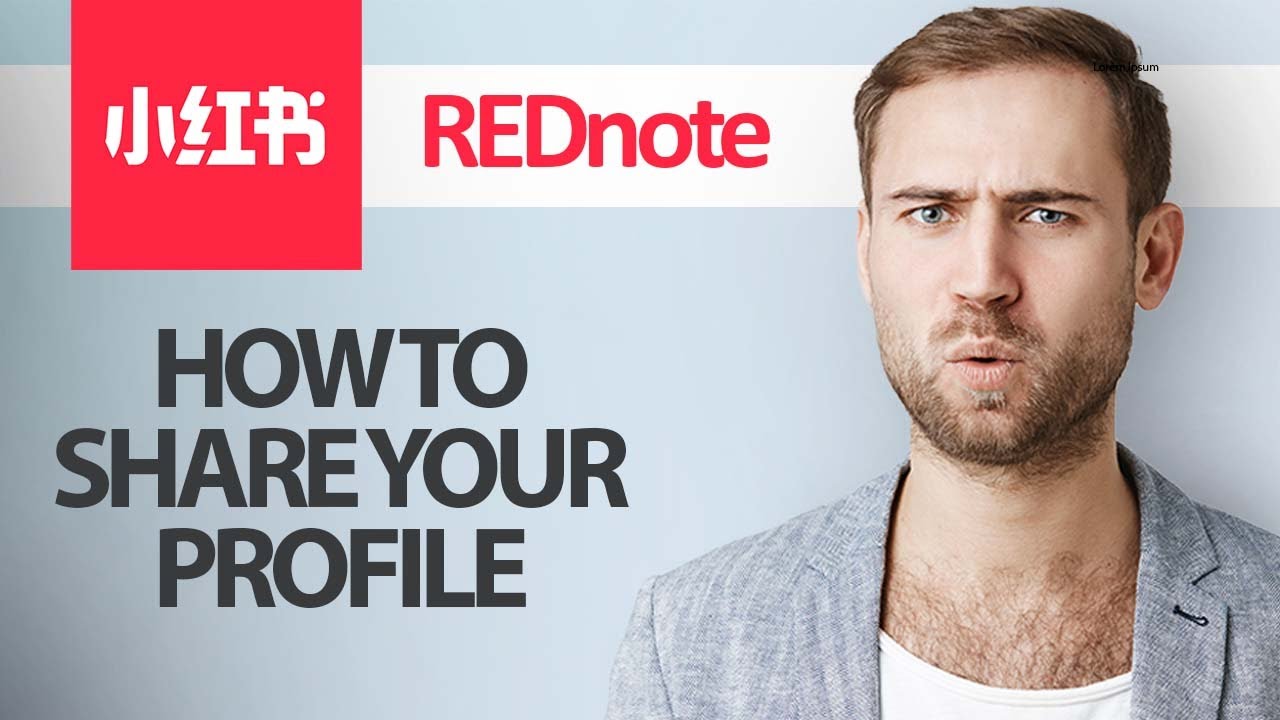 How To Share Your Profile On REDnote App | Step By Step - YouTube