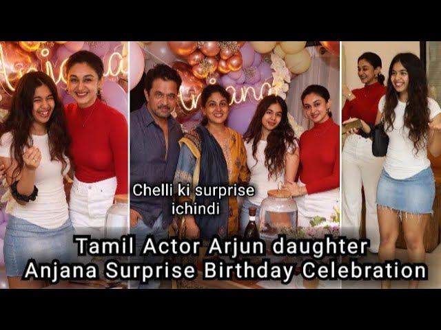Tamil Actor Arjun Daughter Photos Arjun Sarja To Star In His