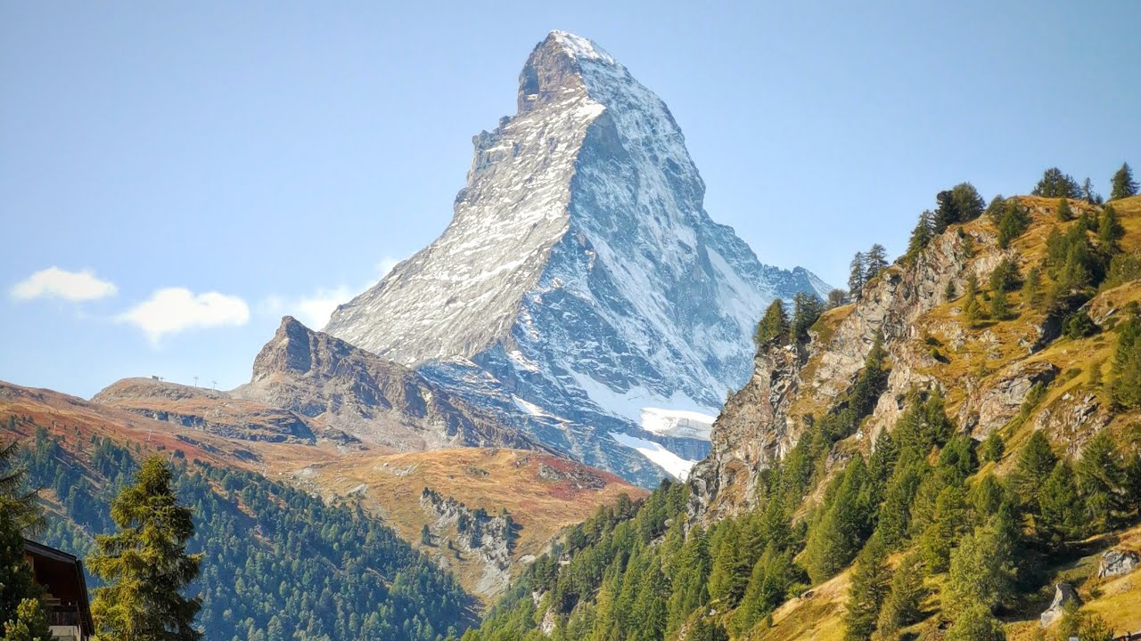 Walking Tour in Switzerland - Zermatt cinematic 4K (DJI osmo pocket ...