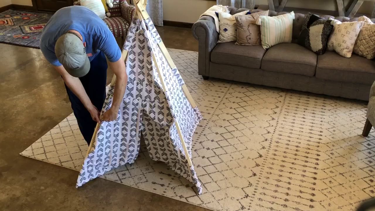 Tnee's: Teepee setup help - YouTube
