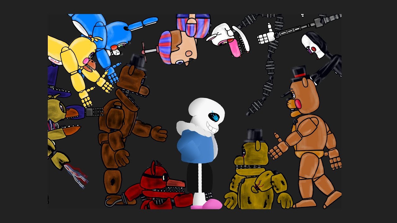fnaf 2 vs sans - YouTube