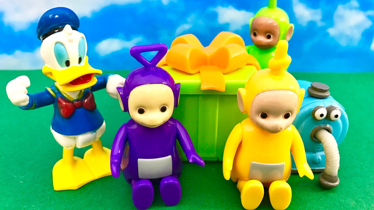 TELETUBBIES and DONALD DUCK toys - Happy Birthday Donald Duck ...