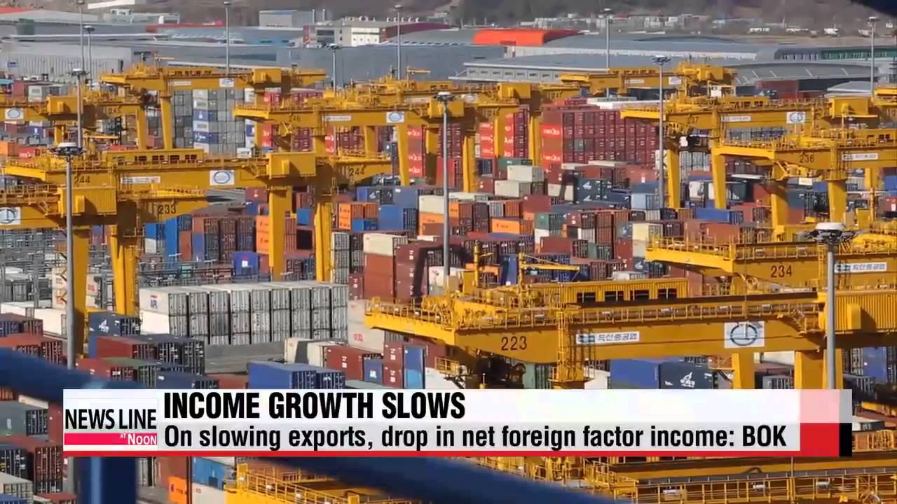 Korea′s real GNI grows at slowest pace in more than 2 years in Q3 실질 국민 ...