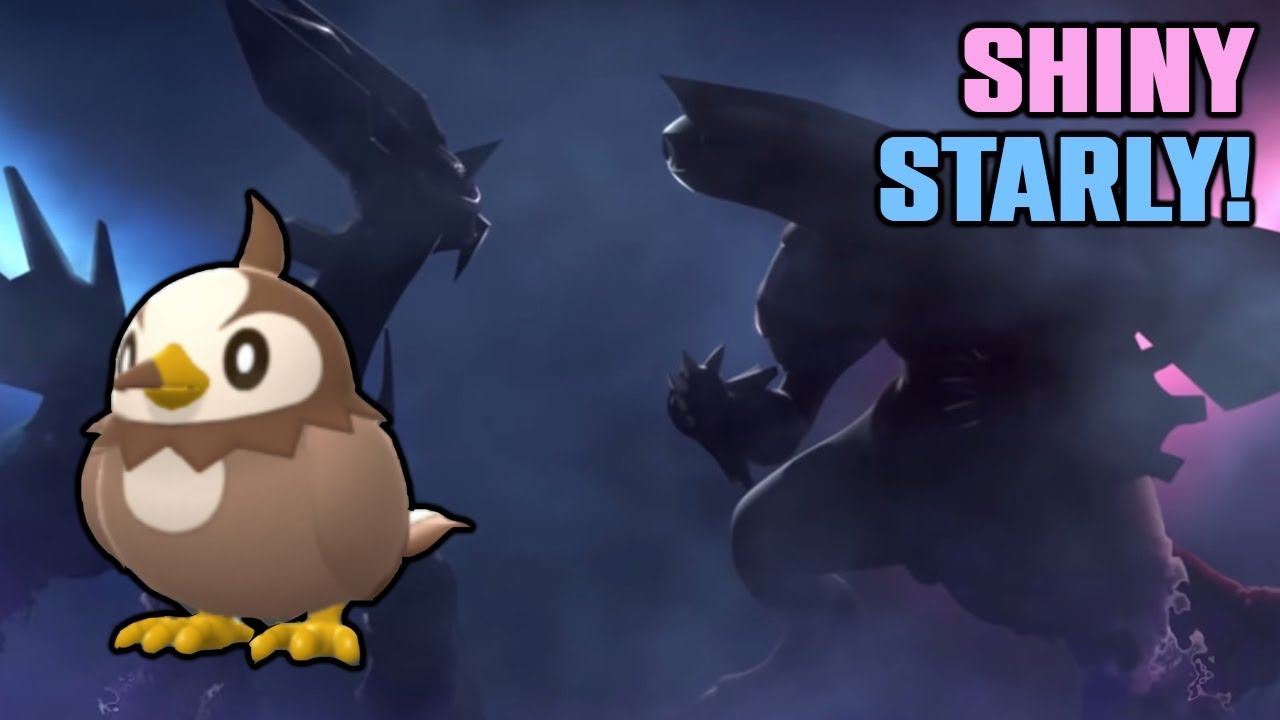 SHINY STARLY! Pokémon Brilliant Diamond/Shining Pearl - YouTube