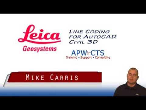 Line Coding with Leica for Autocad Civil 3D - YouTube