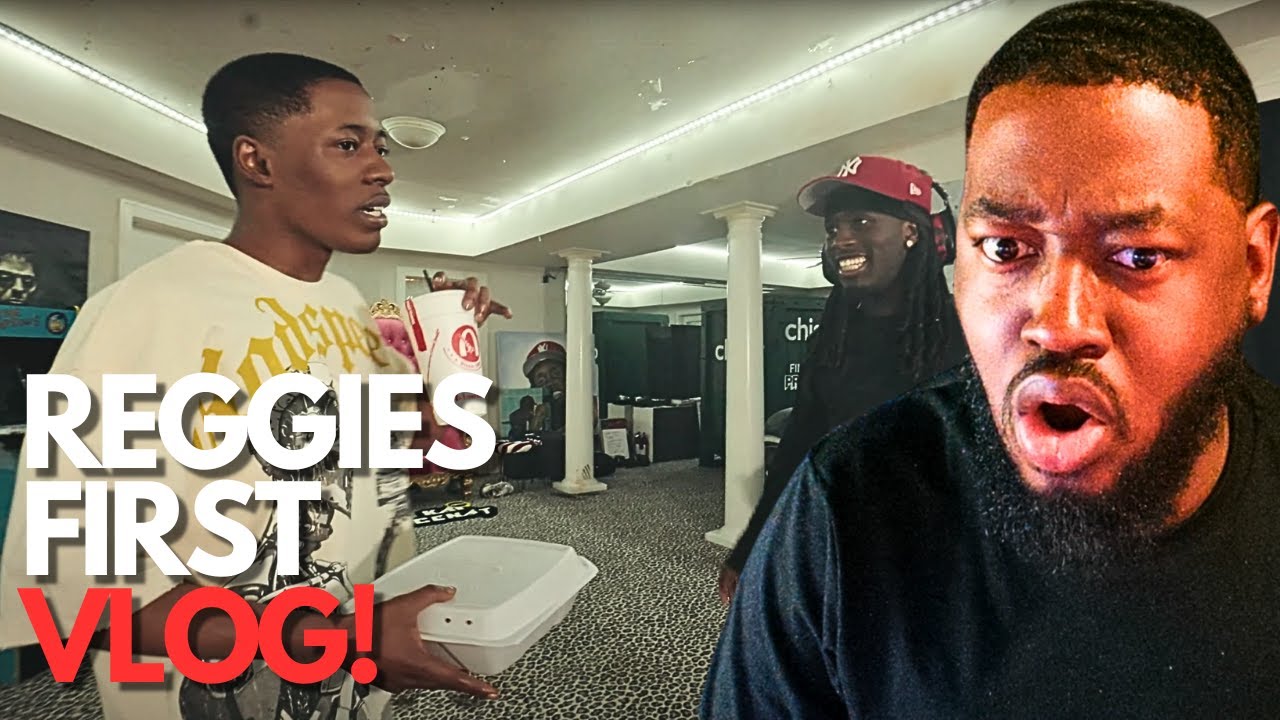 REGGIE'S FIRST VLOG AT THE AMP G LEAGUE CRIB! *REACTION* - YouTube