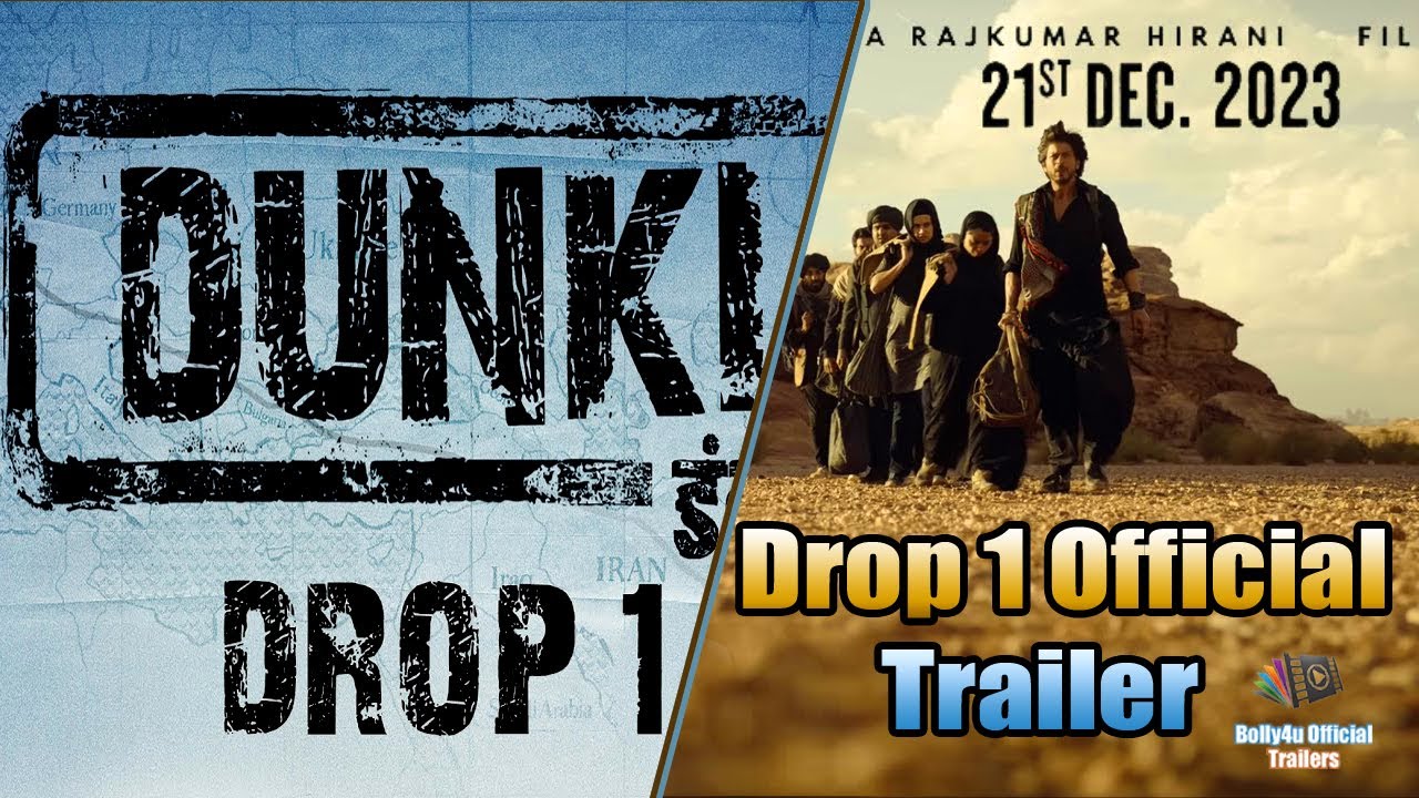 Dunki Drop 1 | Shah Rukh Khan | Rajkumar Hirani | Taapsee | Vicky ...