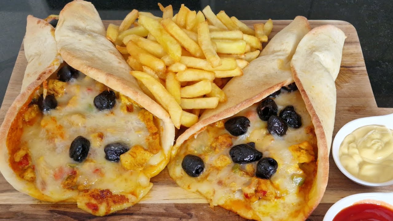 ابن و أسهل سندويتش الكورني😋 بعجينة بدون عجن و سريع التحضير لازم تجربوه🤩 ...