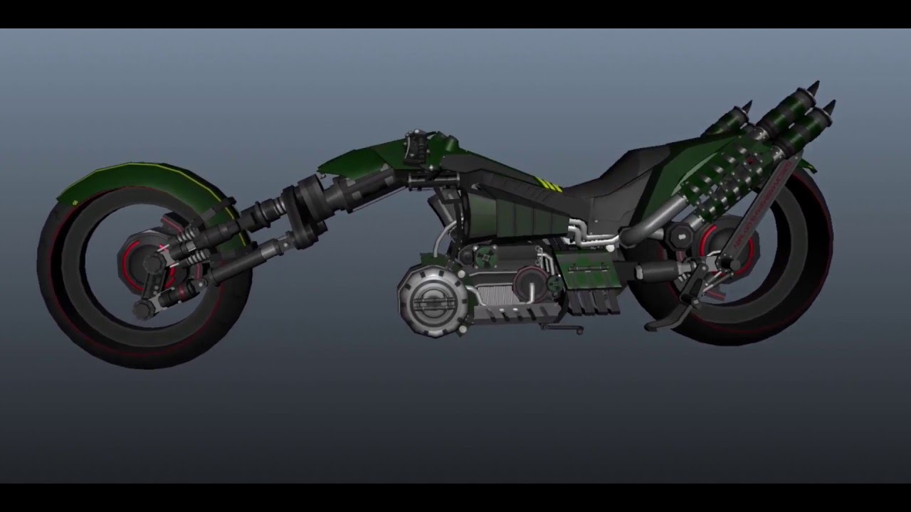 Mirage Bike V.1 for the Unity 3D Asset Store - YouTube
