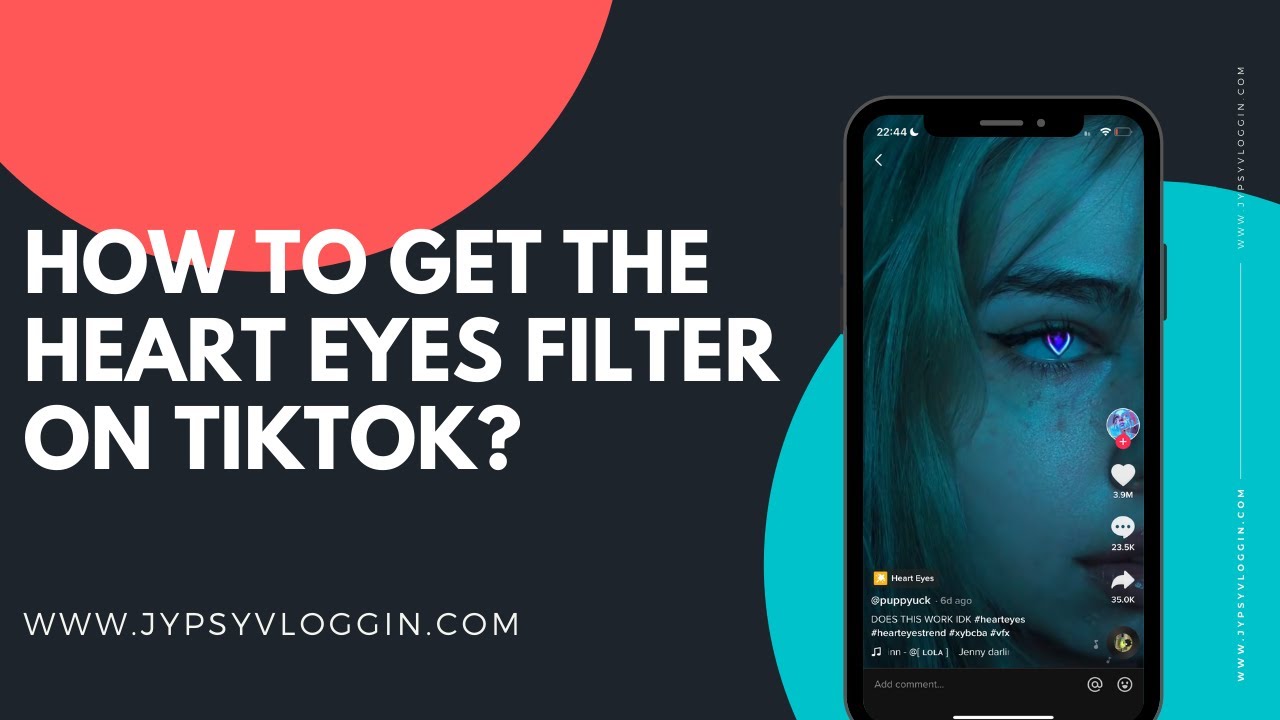How to get the Heart Eyes filter on TikTok - YouTube