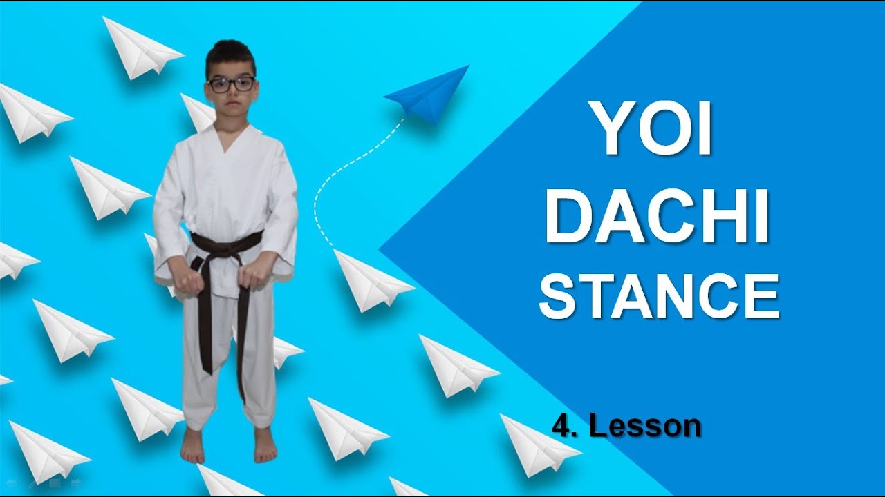 Yoi dachi stance – karate basic position - YouTube