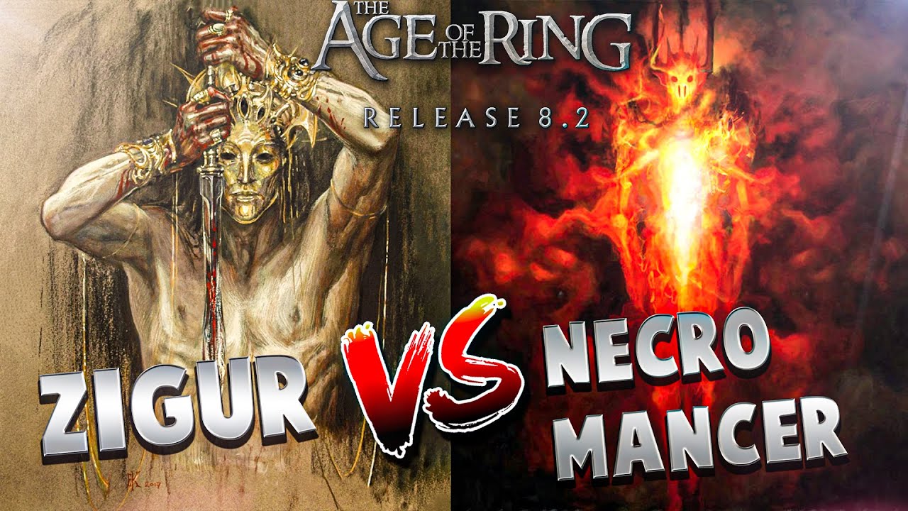 Zigûr vs Necromancer | Age of the Ring Mod 8.2 | Which one is stronger ...