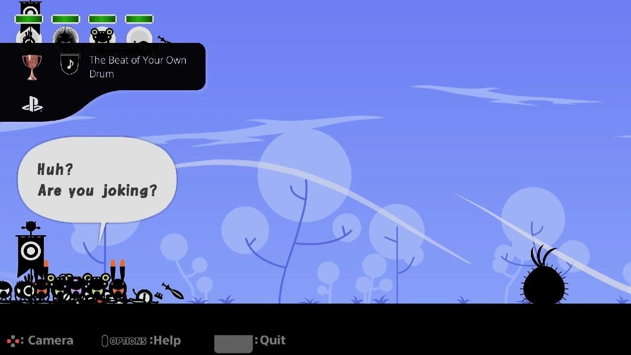 Patapon Remastered The beat of your own drum Trophy - YouTube