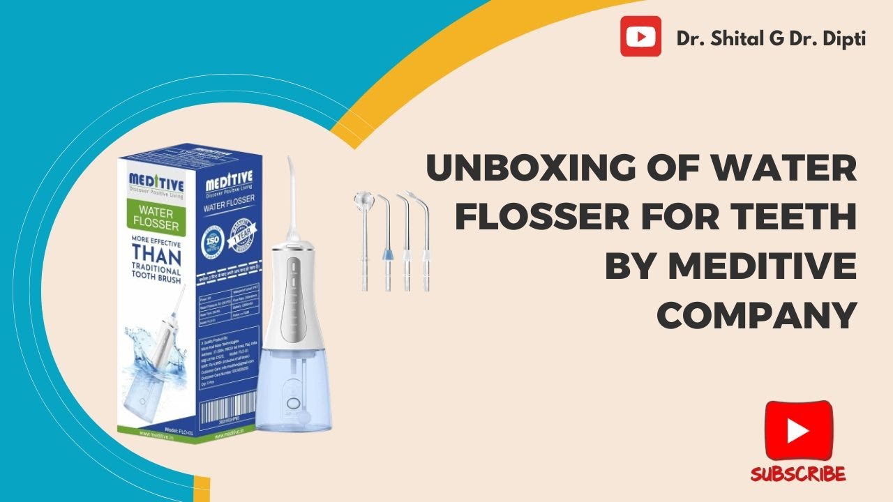 Dr. Shital G Dr. Dipti: Unboxing the Meditive Water Flosser for Dental ...