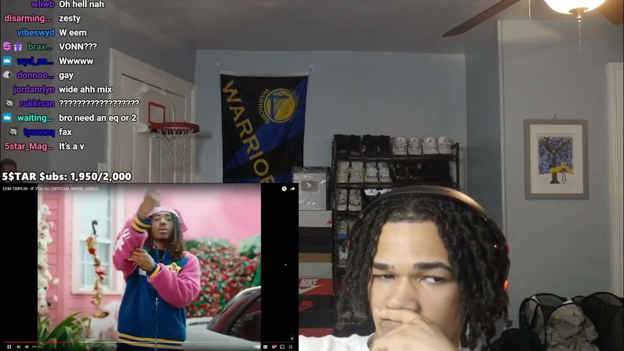 plaqueboymax Reacts to EEM TRIPLIN - IF YOU GO (OFFICIAL MUSIC VIDEO) - YouTube