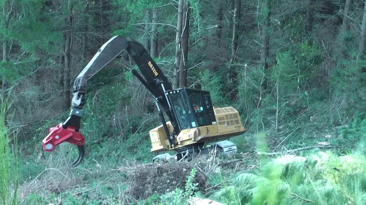 SATCO® SAT630 DIRECTIONAL FELLING HEAD & LOADING GRAPPLE - 00047 - YouTube
