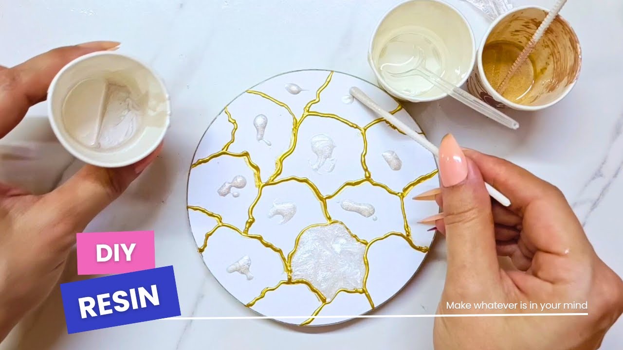 Stunning Resin Cells Like Galaxy: Epoxy Resin Tutorial - YouTube