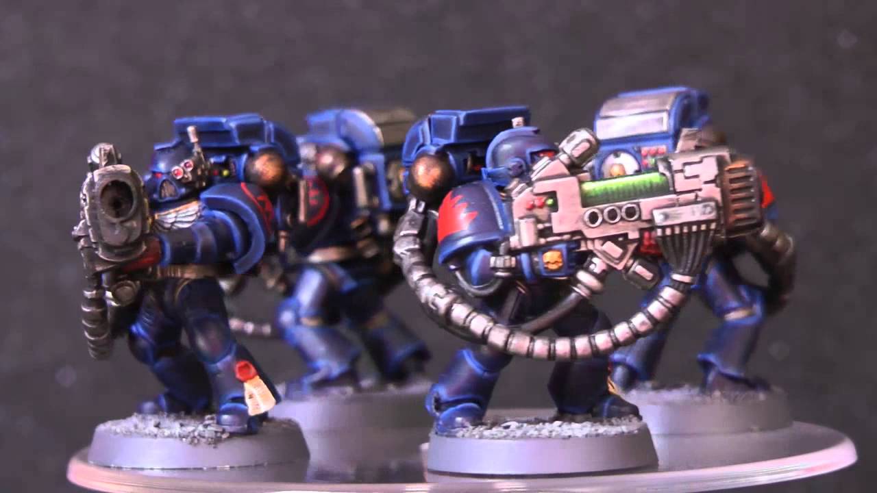 Crimson Fist Devastators - Plasma Cannons - YouTube