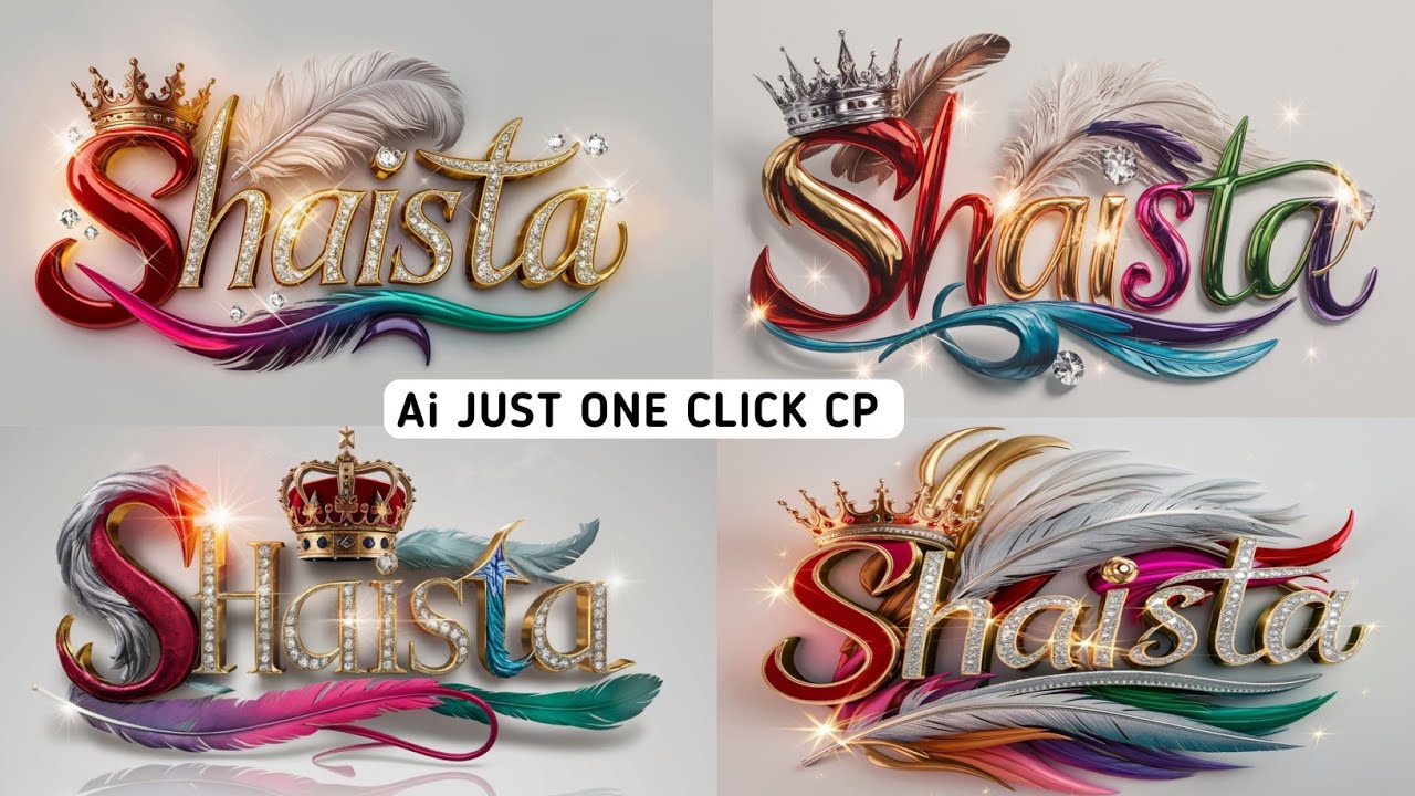 How To Create Multi Colour 3d Art Name Dp Ai image | ideogram ai image ...