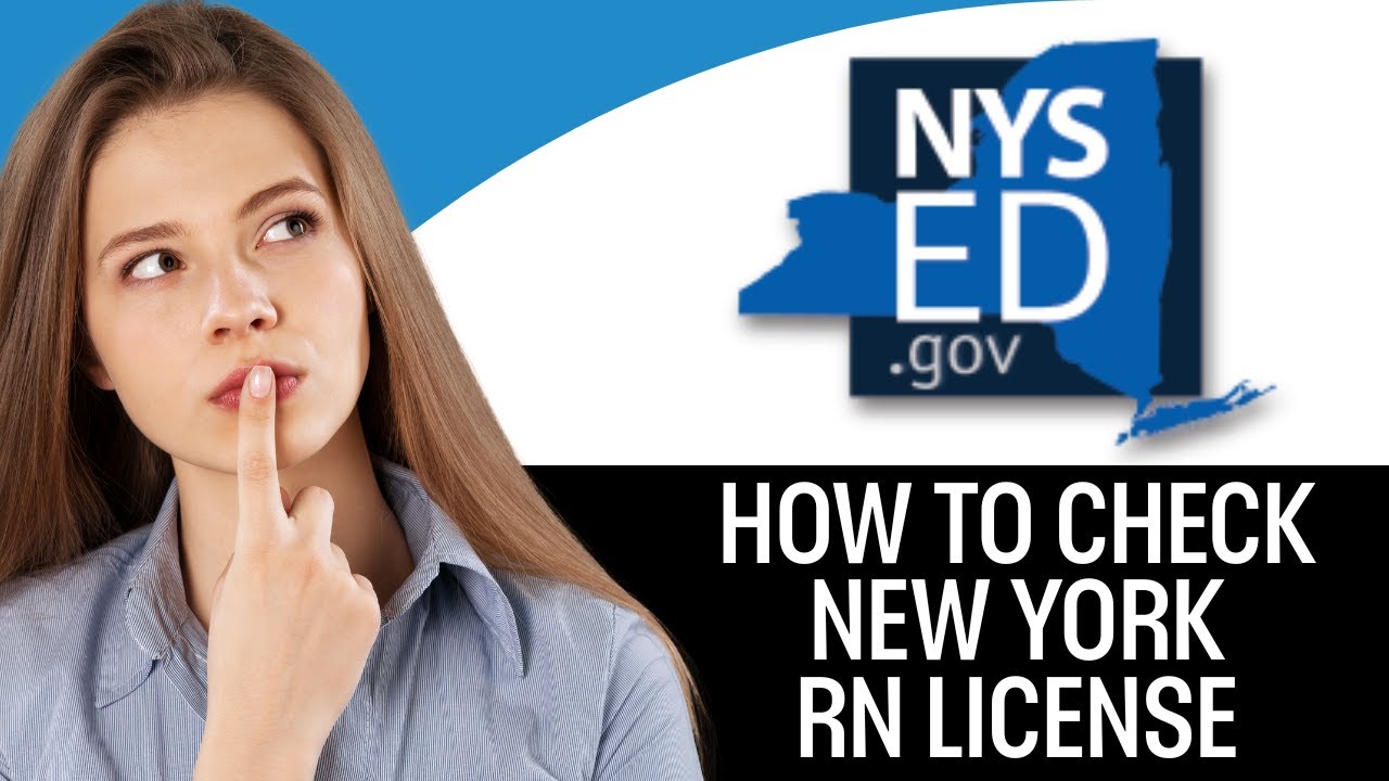 How To Check New York RN License (2025) - YouTube