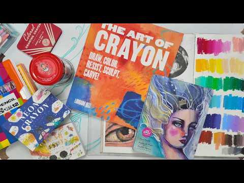 76 year old Crayons in action and art chat!